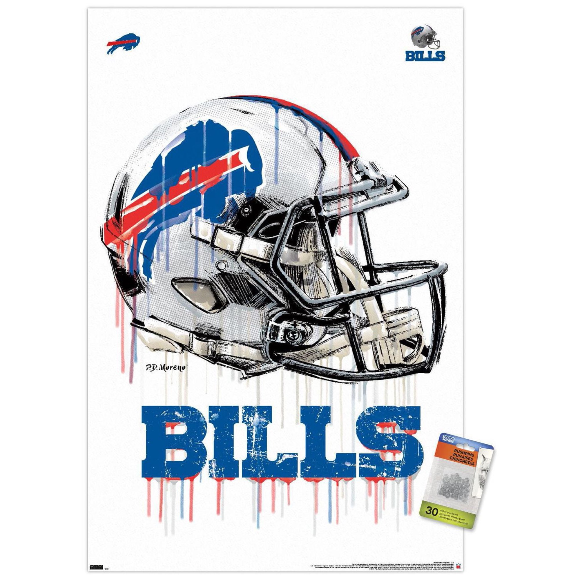 Click here for Trends International Nfl Buffalo Bills - Drip Helm... prices
