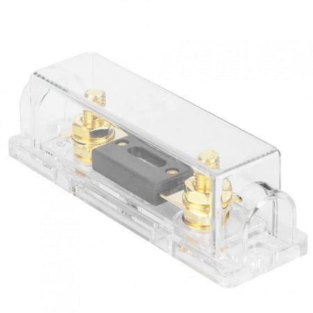 Domqga 1 In 1 Fuse Box Transparent Cover 100A Fuse Holder For Car Audio ...