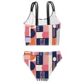 BZSMCE Swimsuit 2-Piece Tank Swimming Wear Quick Dry Bathing Suit-Blue ...