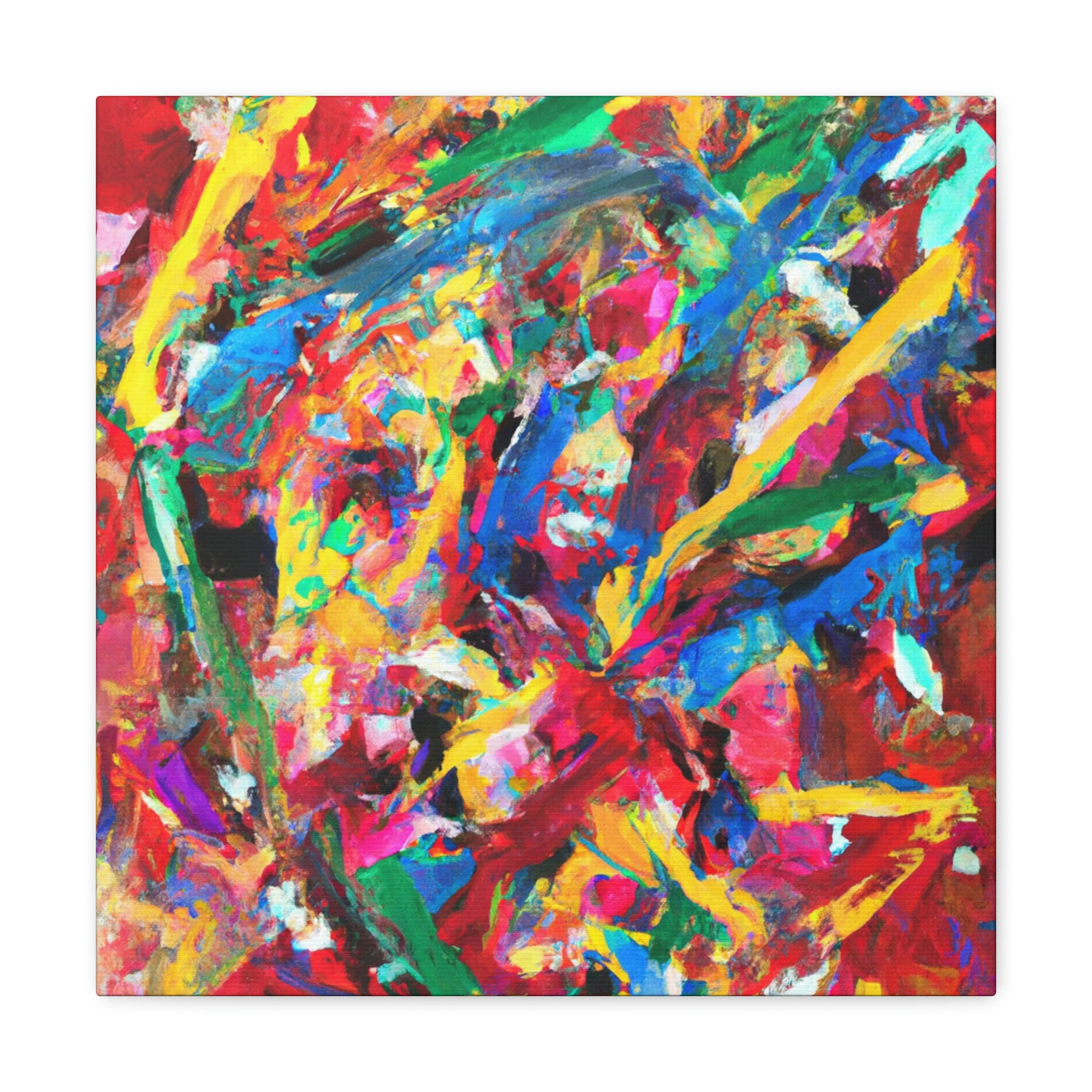Birth of Expressionist Fire - Canvas - Walmart.com