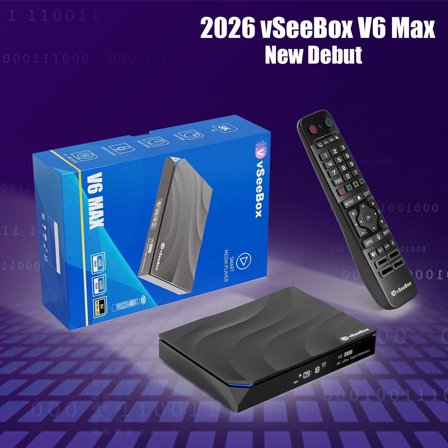 Vc box V6 MAX Android 14 TV Box | 8K HDR | 4GB+64GB | WiFi 6 | remote ...