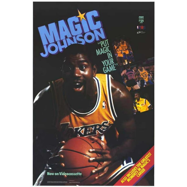 Magic Johnson POSTER (11x17) - Walmart.com