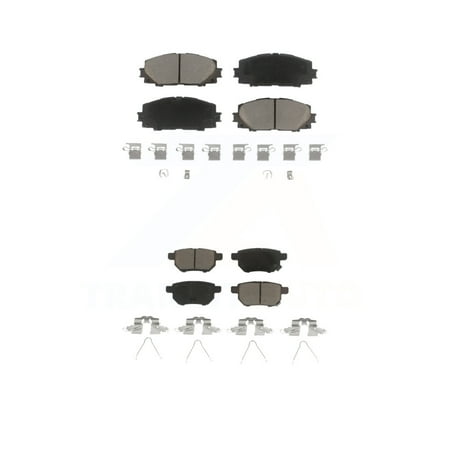 Front Rear Ceramic Brake Pads Kit For Toyota Prius Corolla Lexus CT200h ...
