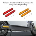2Set Electric Scooter Side Reflective Strap Front Rear Safety Tube ...