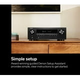 Denon AVR-S770H 7.2ch 8K Smart AV Receiver with Voice Control and DTS:X ...