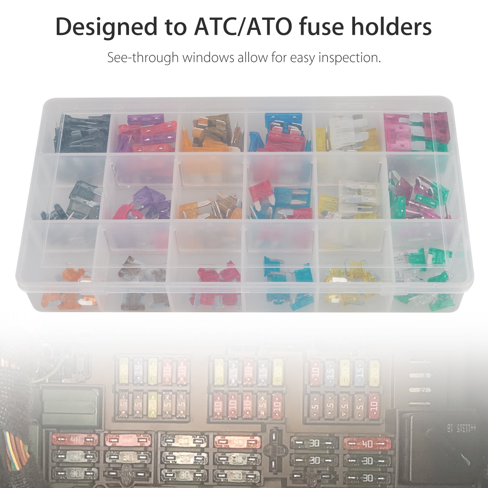Motors Low Profile 165 pcs ATC Mini Blade Fuse Auto Car FUSES ...