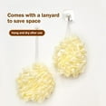 2-in-1 Bath Ball with Soap Dispenser, Soft Lathering Bath Sponge Loofah ...