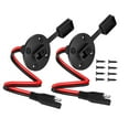 Socket Sidewall Port Connector, 2 Pin SAE connect quickly Solar Panel ...