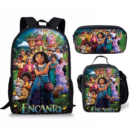 Magic Full House Encanto Student Schoolbag Cartoon Anime Lunch Bag ...