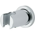 Grohe 27074000 Rainshower Wall Hand Shower Holder Round In Starlight ...