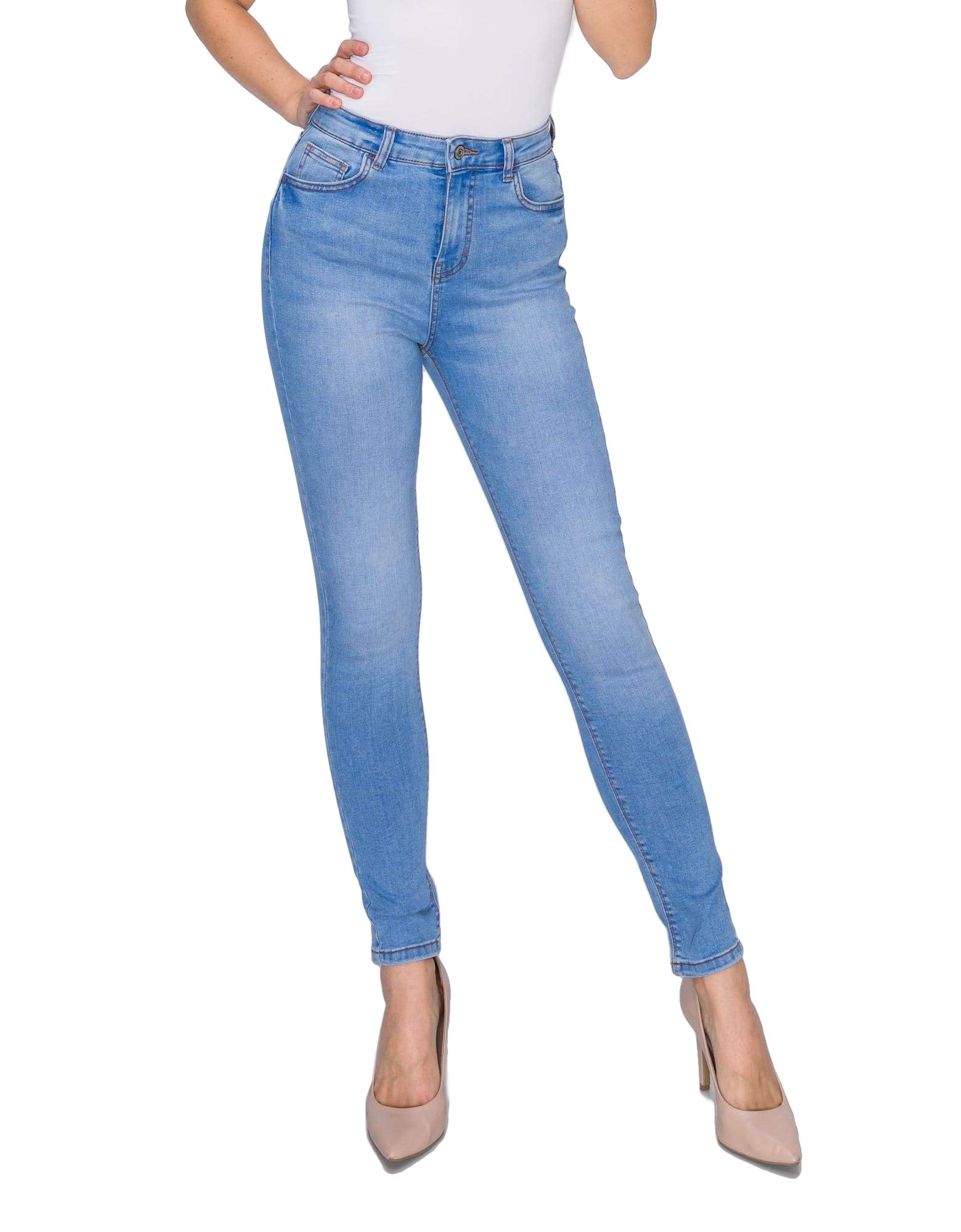 RING OF FIRE Brand Blue Jam Women's High Rise Skinny Jeans - Walmart.com