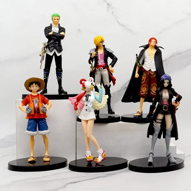 Figura de acción de One Piece, película de edición de teatro, Red Robin, Roronoa, Zoro, Luffy ...