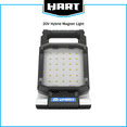 HART 20-Volt Hybrid LED Magnet Light, 1,500 Lumens (Battery Not ...