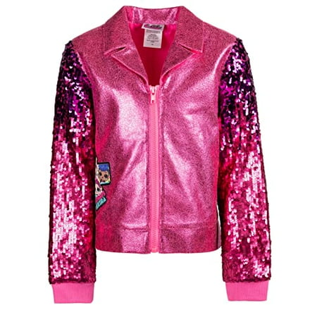 LOL Surprise Dolls Big girls Sequin Zip-Up Jacket Pink 18 | Walmart Canada
