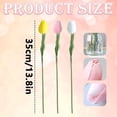 Artificial Tulip Single Stem Realistic Faux Floral Spray For Home Decor ...