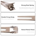 120 count Double Prong Curl Clips, Hairpins for Hair Styling and Bows ...