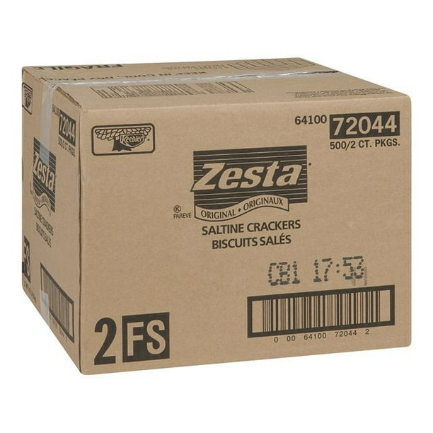 Keebler Zesta Salted Saltine Soda Crackers, Portion | 2UN/Unit, 500 ...