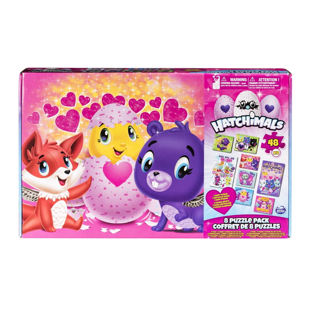 Hatchimals 8-Pack of Jigsaw Puzzles - Walmart.com - Walmart.com