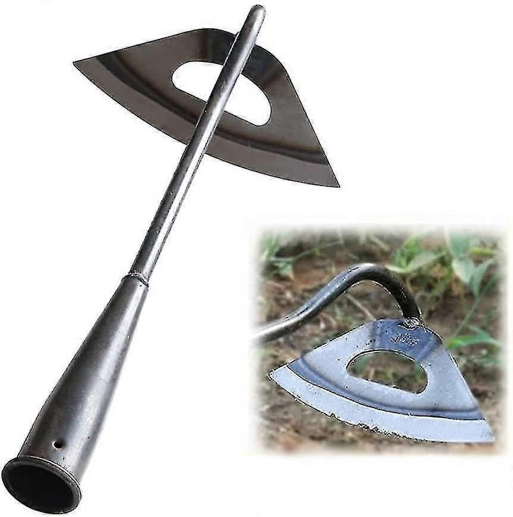 All Steel Hardened Hollow Hoe Gardening Release Soil Tool, Garden ...