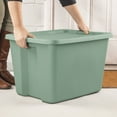 Sterilite Large Storage Bin, 18 Gallon Plastic Storage Container with ...