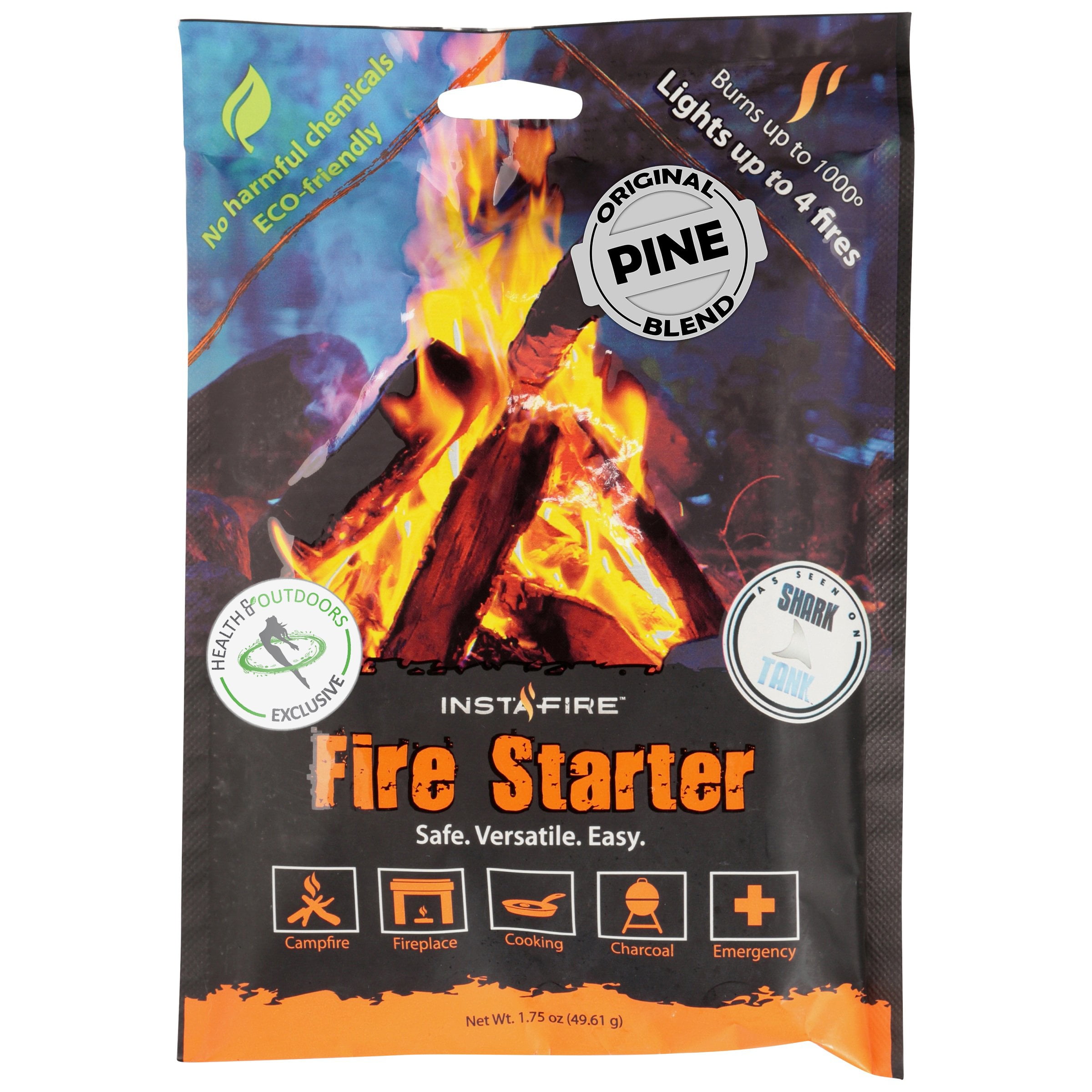 Insta-Fire New Blends PINE Granulated Fire Starter, All Natural, Eco ...