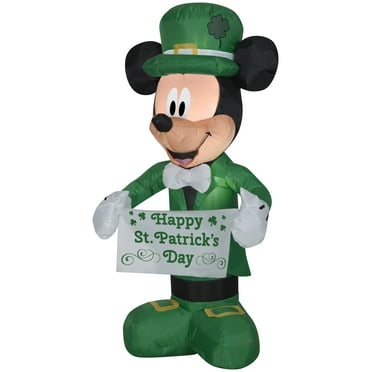 Gemmy Airblown Inflatable Patriotic Mickey Mouse, 3.5 ft Tall, white ...