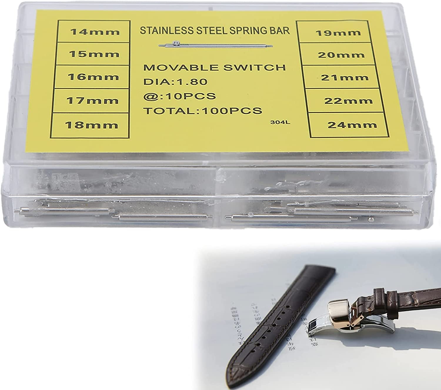 Strap Link Pins, Spring Bar 1.8mm / 0.07in Automated Design for ...