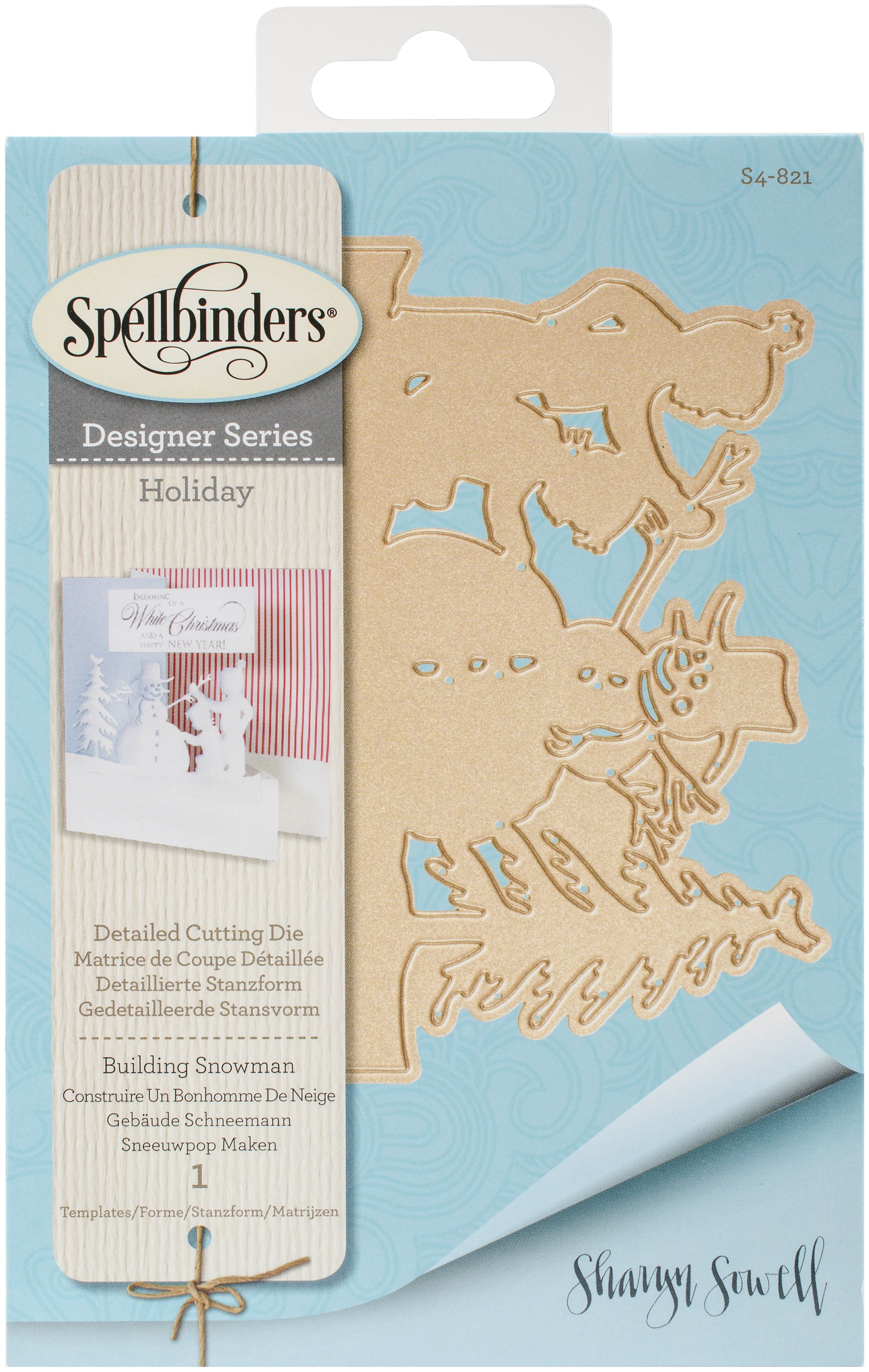 Spellbinders Shapeabilities Dies By Sharon Sowell-Build A Snowman ...