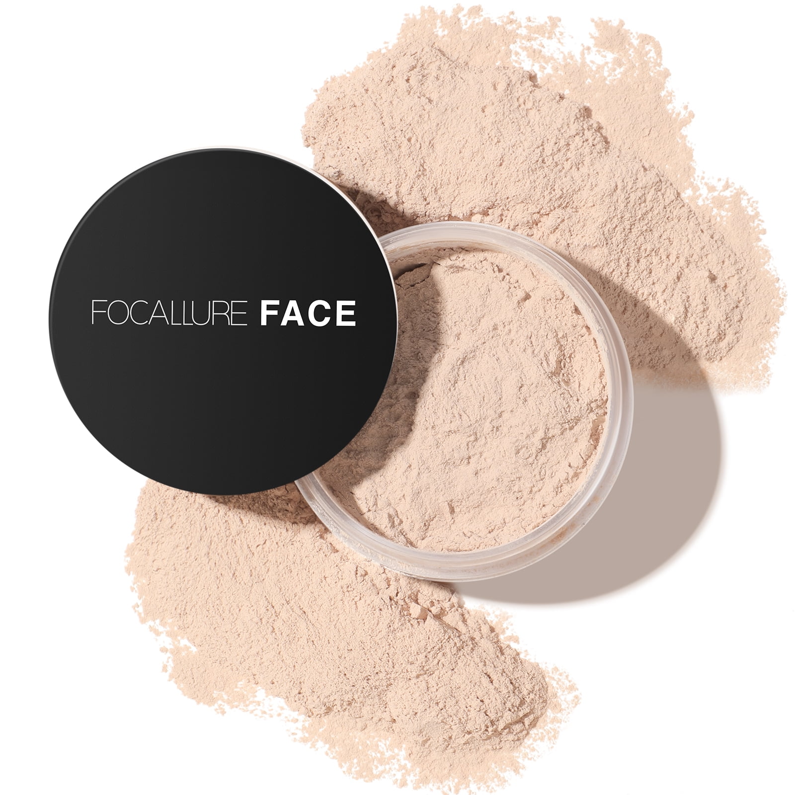 FOCALLURE Oil Control Loose Face Powder with Velour Powder Puff , Long ...