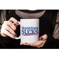 Socialism Sucks Mug, Novelty Gift Idea For Anti Socialists Pro ...