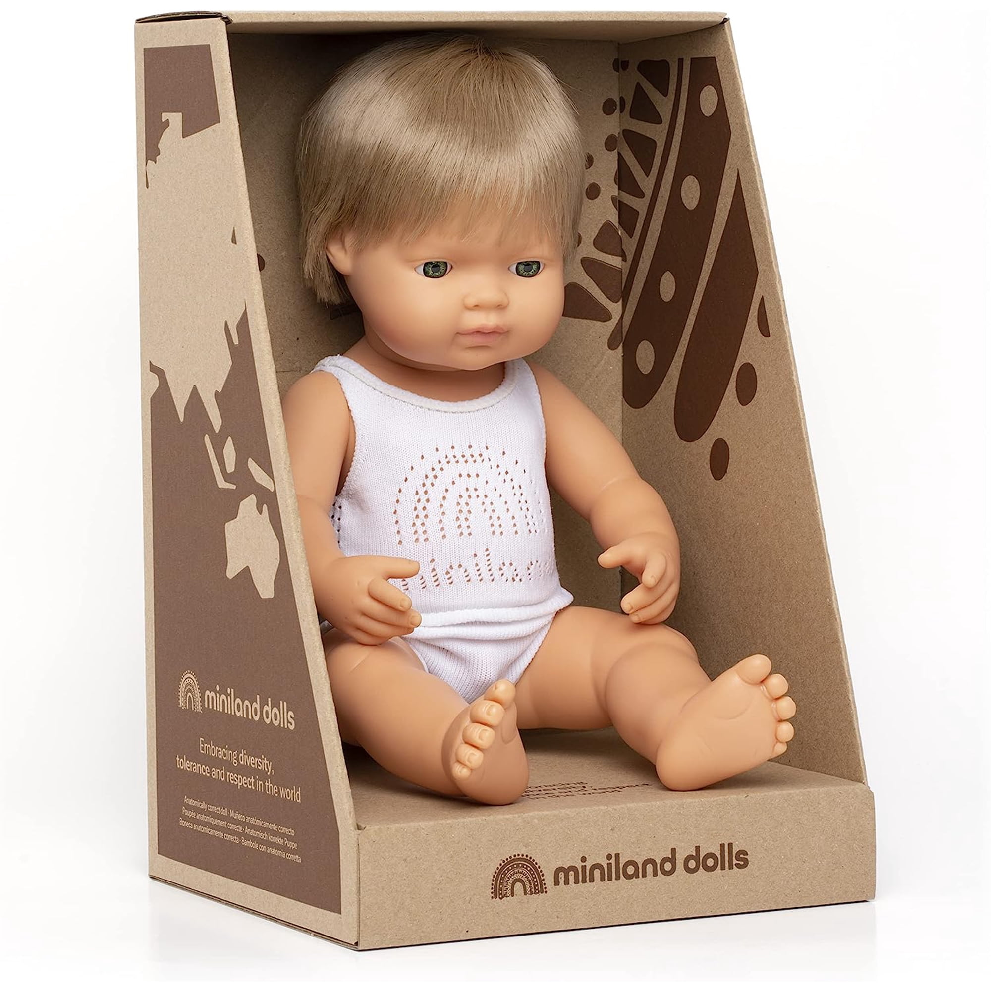 Click here for Soft Body Blond Hair Baby Doll Boy Caucasian Anato... prices