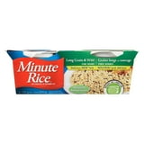 Minute Rice® Long Grain & Wild - Fine Herbs Rice Cups , 250 g, 2 x 125 ...
