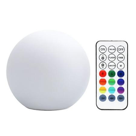 matoen Pools & Water Toys LED Beach Ball Pool Toy With Remote Control ...