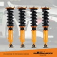 Maxpeedingrods Coilover Kit for 1987-1992 Toyota Supra, Adjustable ...