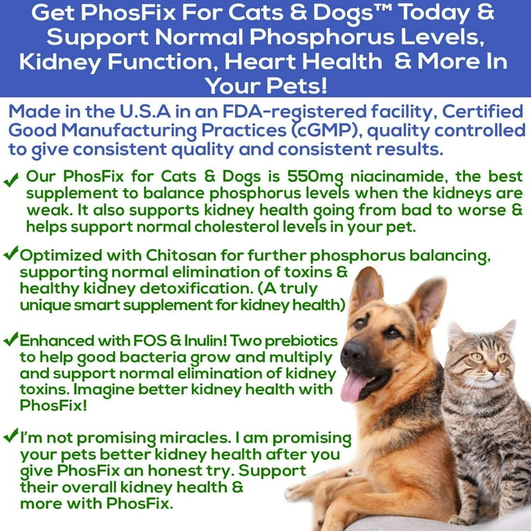 Health Kidney PhosFix For Cats Dogs: Restores Kidney Health, 41% OFF