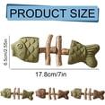 2Pcs Wooden Cat Chewing Toys, Catnip Infused Fish Bone Teething Stick ...