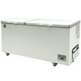 72″ Commercial Chest Freezer – 620L (18 cu. ft.) Capacity, Dual Hinged ...