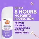 OFF! Clean Feel Picaridin Mosquito Repellent Spritz, Fragrance Free ...