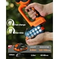 for Men: Mini Cordless 8 inch & 6 inch, & Safe Handheld Chain with 2 ...