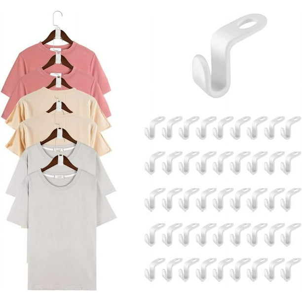 Hanger Connector Hooks, 72 Piece Cascading Hanger Hooks Hanger ...
