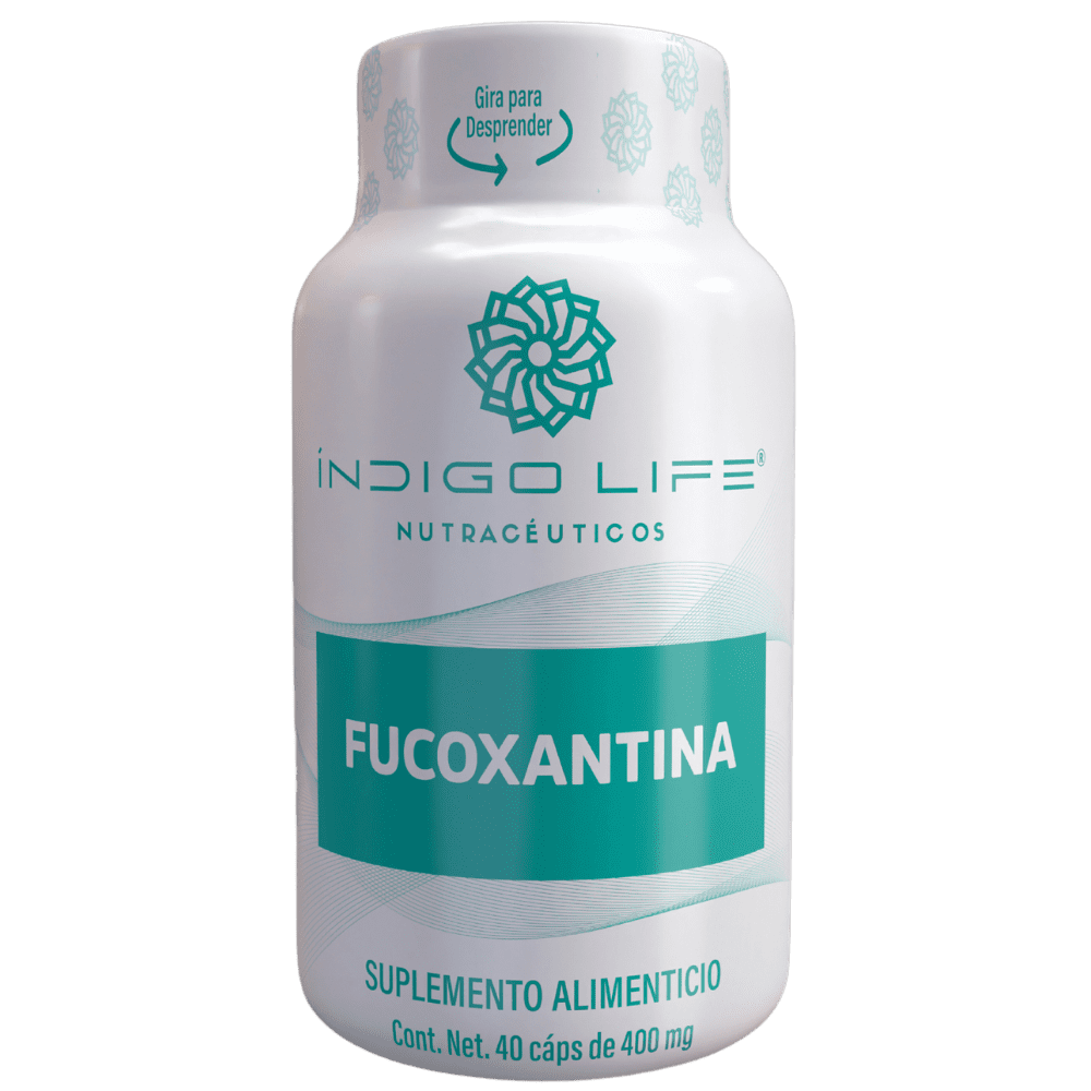 Fucoxantina 40 Capsulas Veganas DE 500 mg INDIGO LIFE NUTRACEUTICOS ...