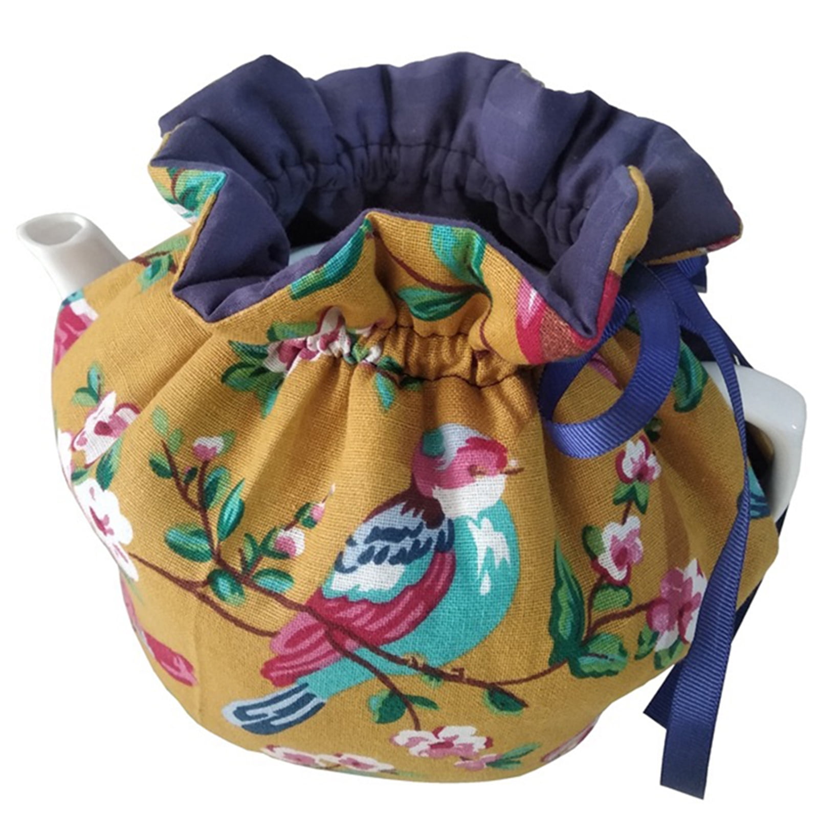 Topyecel Vintage Floral Teapots Dust Cover Tea Cosy Kettle Cover ...