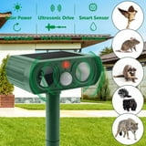 Onemayship 2Pack Upgraded Solar Animal Repellent - Waterproof Outdoor ...
