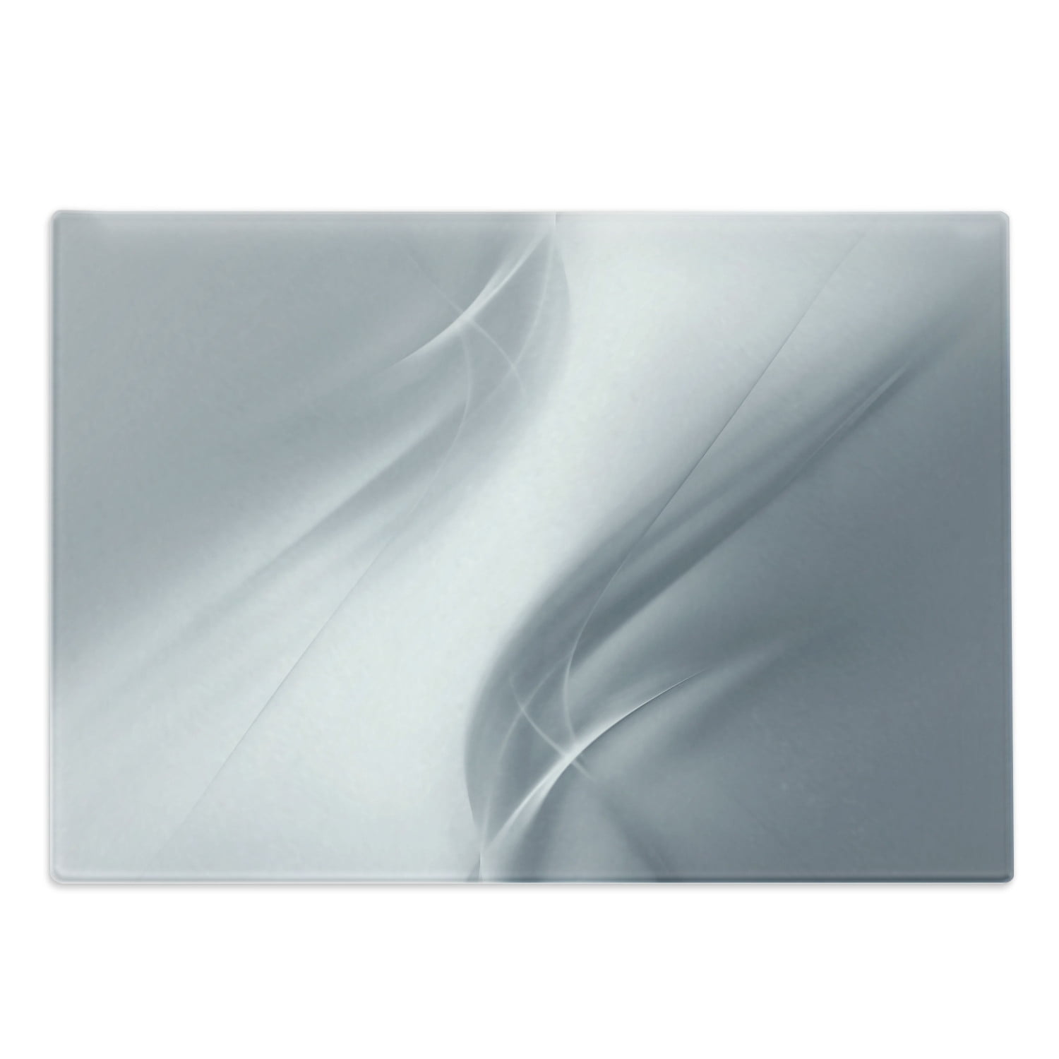 Grey Cutting Board, Soft Abstract Digital Print Design in Purity ...