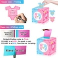 hongpar, Gender Reveal Voting Box with 60 Ballot Cards, Blue, Pink, 7. ...
