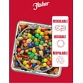 Fisher Snack Indulgent Trail Mix, 38 Ounces, Peanuts, Milk Chocolate ...