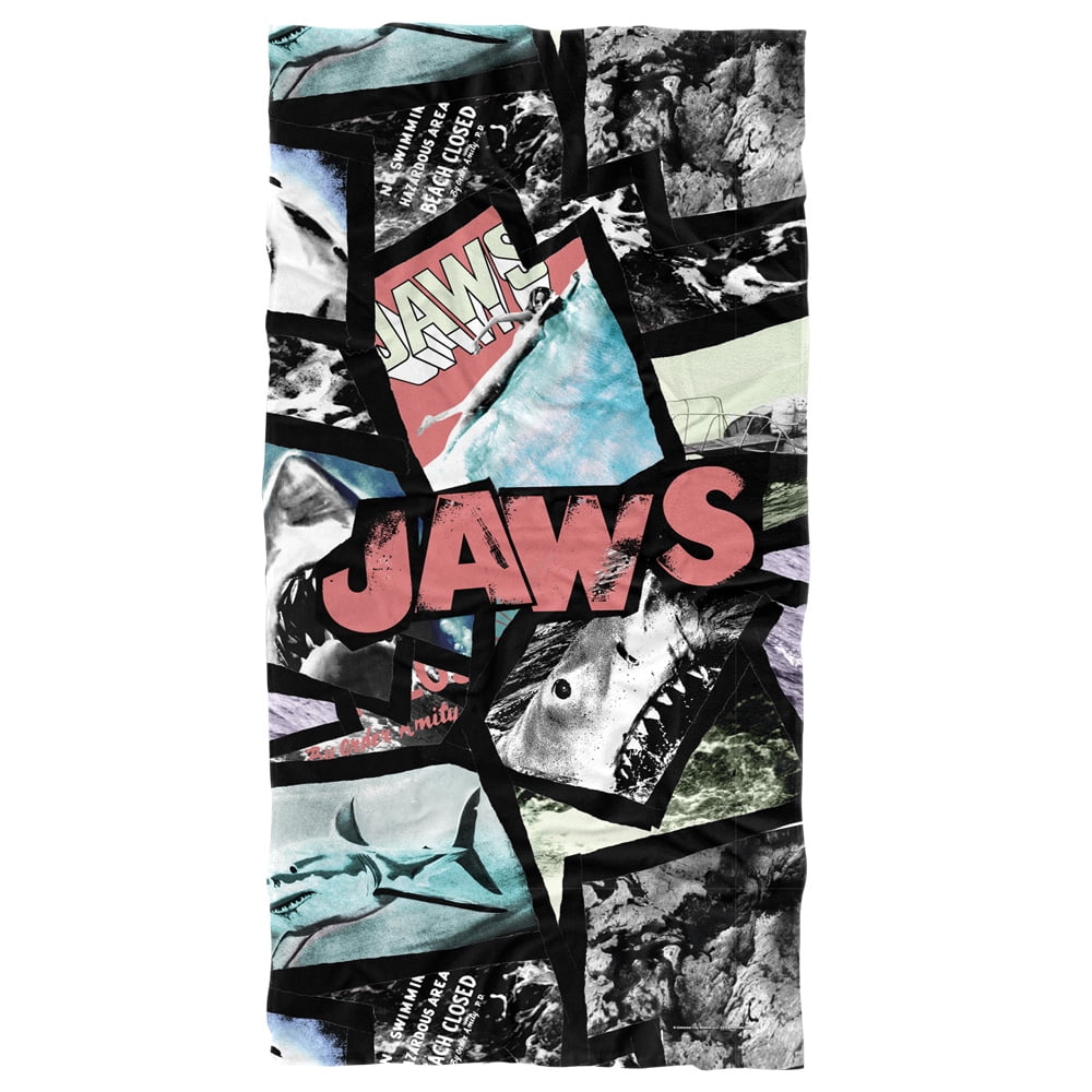 Jaws, 30"x60" Jaws Collage Beach Towel - Walmart.com