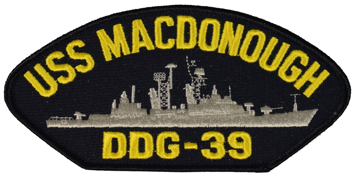 USS MACDONOUGH DDG-39 SHIP PATCH - GREAT COLOR - Veteran Owned Business ...
