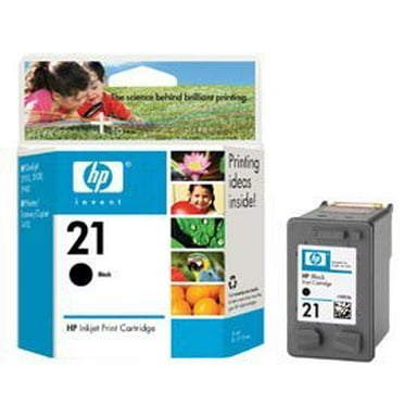 HP 21 Black Original Ink Cartridge (C9351AN) (Single Pack) - Walmart.com