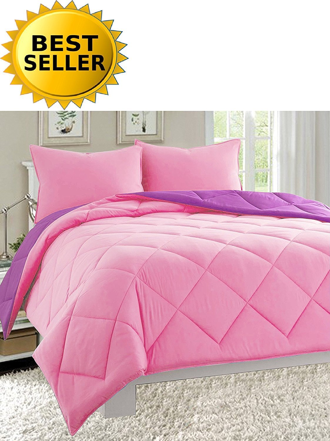 Lady Pepperell Floral/Botanical Cotton Comforter Set, Twin-XL - Walmart.com